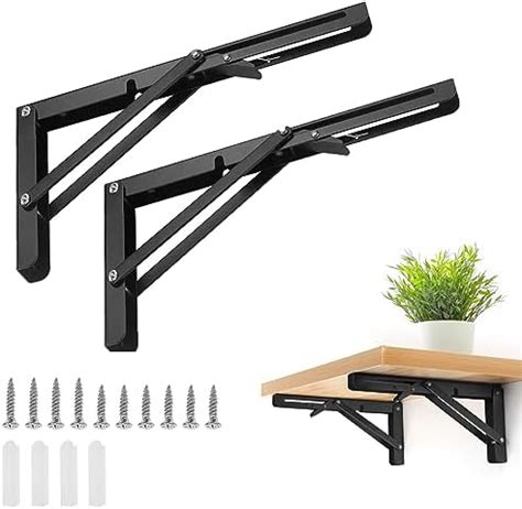 2 Stück 250mm Klappkonsole Schwerlast Edelstahl Klappkonsole Tisch