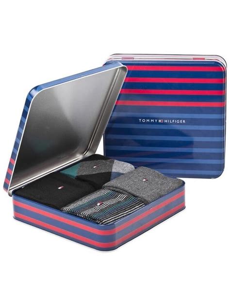 Tommy Hilfiger Lot De 4 Paires De Chaussettes Hautes Homme 432023001