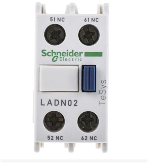 Bloque De Contacto Auxiliar LADN02 SCHNEIDER Socra