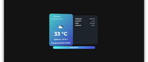 create a weather app using react js dev community