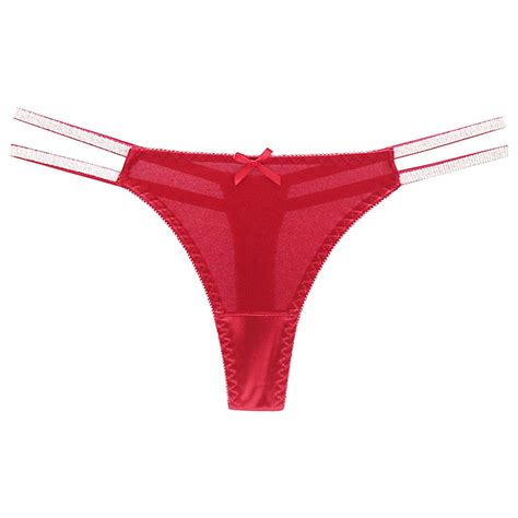Pepeey Seamless Cotton Thongs For Women Thong Underwear Seamless Thongs