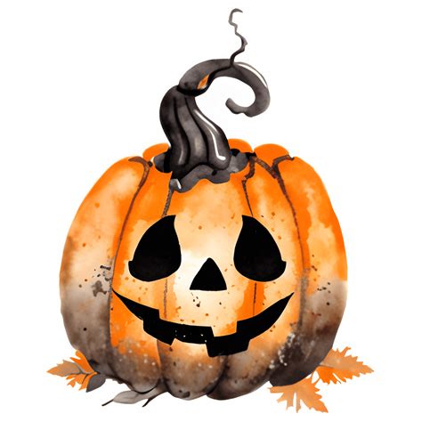 Halloween Kürbis mit gruseliger Gesichtsschnitzerei Creative Fabrica
