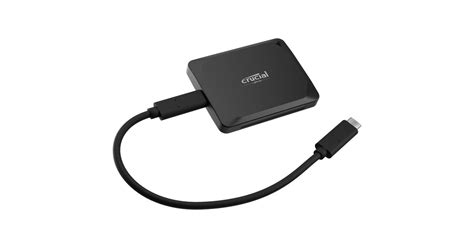 Crucial X10 Pro Portable SSD 4 TB Externe SSD Schwarz Matt USB C 3