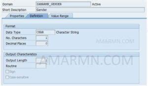 SAP ABAP Domain Fixed Values And Value Range Amarmn