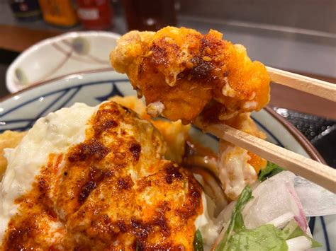 丸亀製麺人気のタル鶏天ぶっかけと新作辛タル鶏天ぶっかけどっちが旨い マイナビニュース