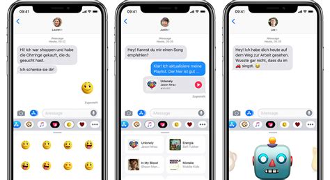 Imessage Apps Auf Dem Iphone Ipad Und Ipod Touch Verwenden Apple Support