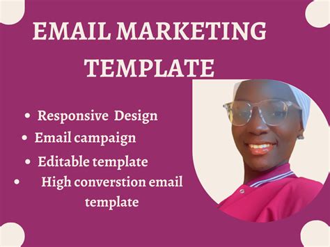 Responsive Email Marketing Template Newsletter Landing Page