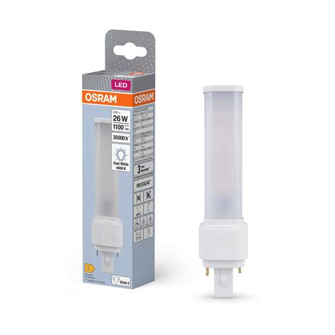 Świetlówka LED Osram Dulux D26 9W 26W 4000K 1100lm G24d 3 230V