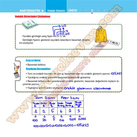 6 Sınıf Matematik Ders Kitabı Cevapları Koza Yayınları Sayfa 108 109