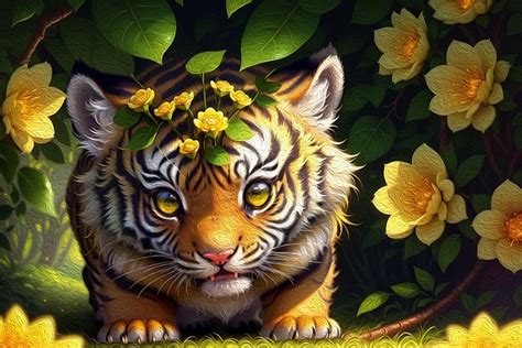 Ai Generiert Tigerjunges Katzen Kostenloses Bild Auf Pixabay Pixabay