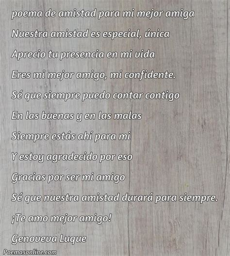 Cinco Poemas De Amistad Para Mi Mejor Amiga Poemas Online