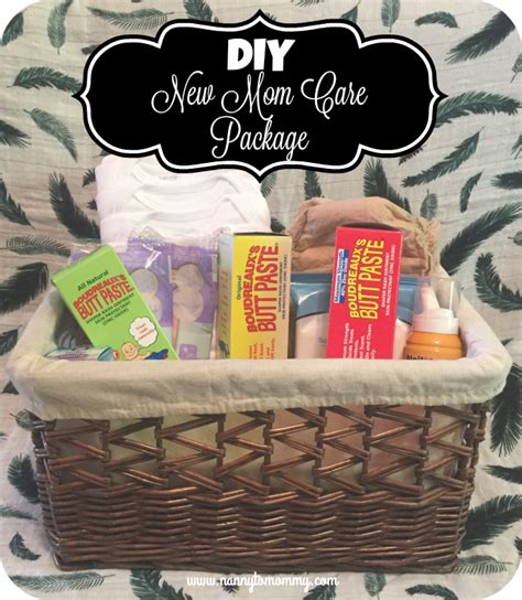Diy New Mom Care Package Nanny To Mommy