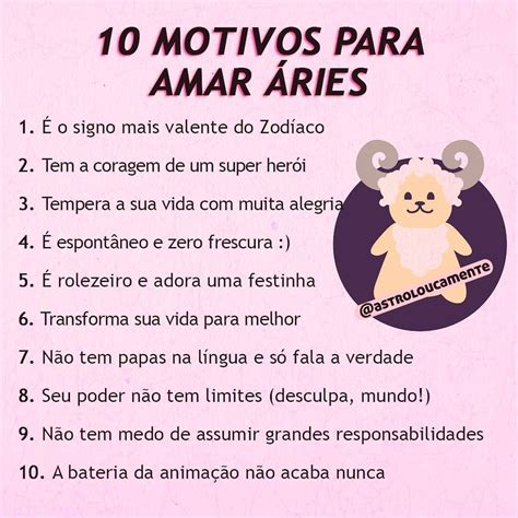 10 motivos para amar Áries Beijos da Maria Talismã