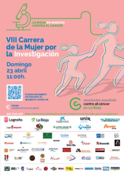 VIII Carrera Mujer por la Investigación en Logroño el domingo 23 abril 2023