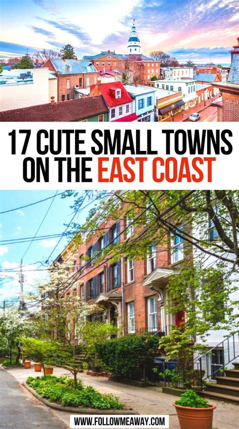 17 Cutest Small Towns On The East Coast USA East Coast Travel East