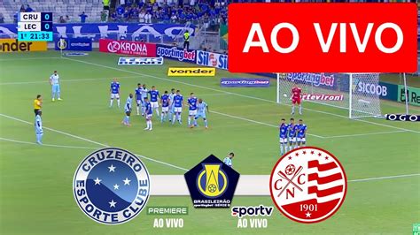 CRUZEIRO X NAUTICO AO VIVO IMAGENS BRASILEIRÃO SÉRIE B 2022