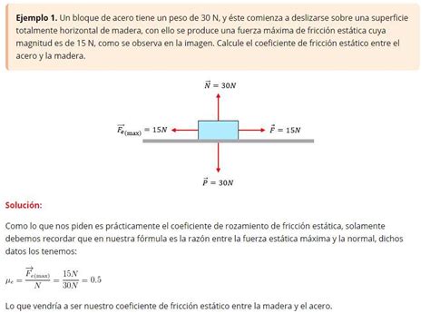 Ejercicios De Fuerza De Friccion En Fisica Brainly Lat