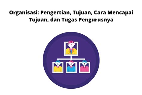 Organisasi Pengertian Tujuan Cara Mencapai Tujuan Dan Tugas Pengurusnya