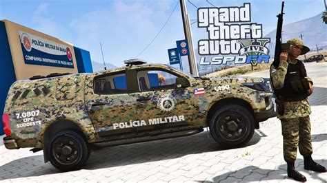GTA V PMBA CIPE SUDOESTE TROCOU DE PELE NOVO FARDAMENTO DA CIPE