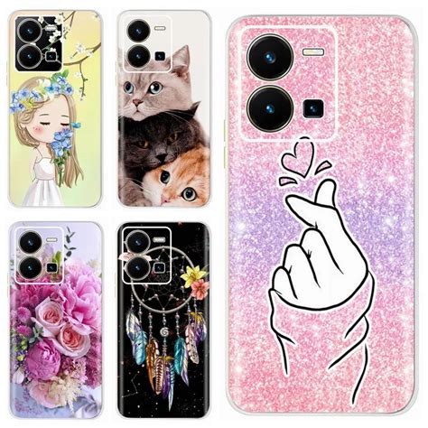 Funda De Silicona Suave Para Vivo Y35 Carcasa Trasera De 2022 Pulgadas