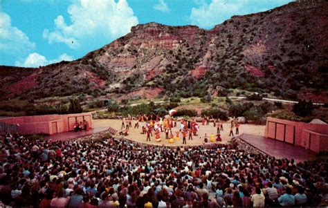 Texas Palo Duro Canyon State Park Pioneer Amphitheatre And Paul Green S