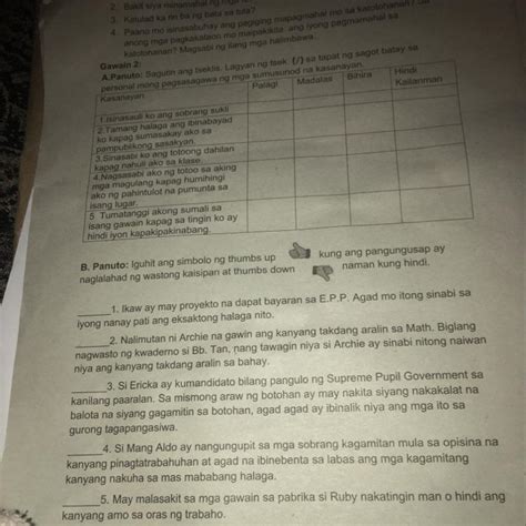 Ano Po Yung Sagot Dito Brainly Ph