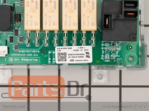 W Whirlpool Range Control Board Parts Dr