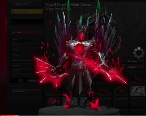 Beli Item 7 Hari Fractal Horns Of Inner Abysm Arcana Terrorblade