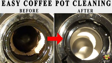Cleaning The Inside Of A Stainless Steel Coffee Pot Diy Easy