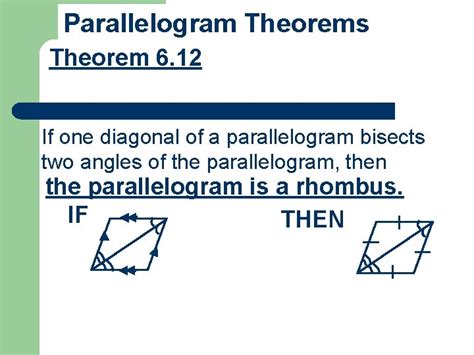lesson 6 4 special parallelograms objective use properties