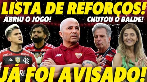 JÁ FOI AVISADO JORGE SAMPAOLI TEM LISTA DE REFORÇOS LEILA PEREIRA
