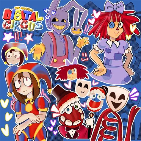 The Amazing Digital Circus Dibujos Animados Bonitos Papel De Pared