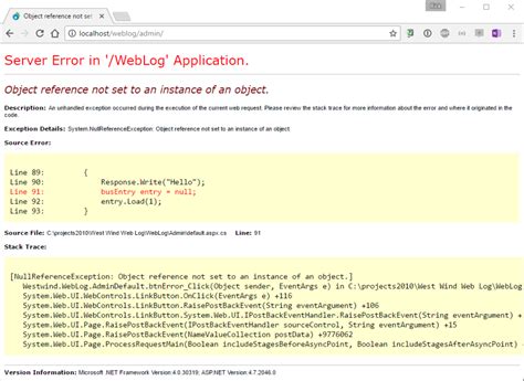 C How To Bypass Web Server Errors With ASP NET Core Stack Overflow