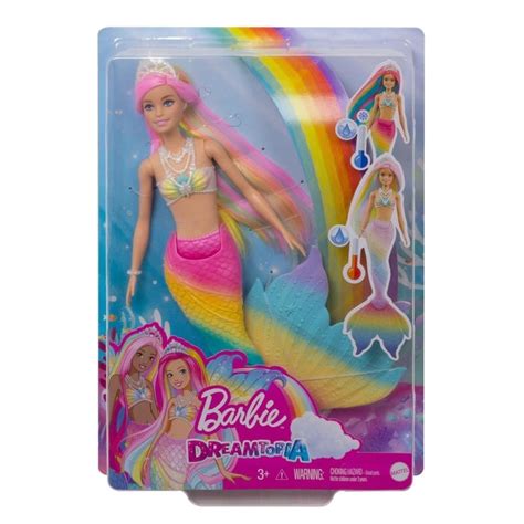 Mu Eca Barbie Dreamtopia Sirena Arco Ris M Gico Walmart