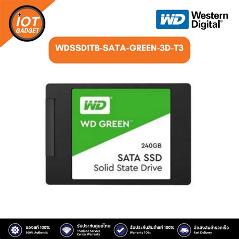 WDS100T3G0A WD Green SATA SSD 1TB T3 ในเคสขนาด 2 5 นว 7 มม Shopee