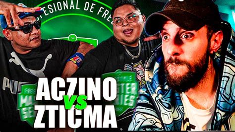 Casi Dan R Plica En Esta Paliza Reaccionando A Aczino Vs Zticma Fms