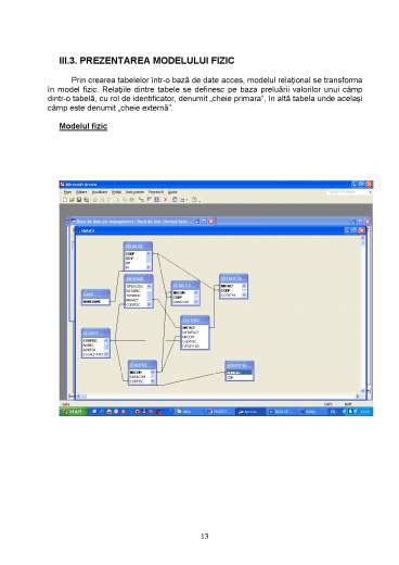 sisteme de gestionare a bazelor de date proiect [doc]