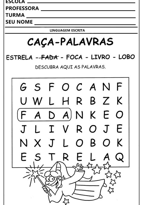 Palavras Cruzadas Para Imprimir Modelos Para Educa O Infantil