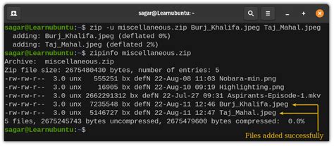 How To Zip Files And Folders In Ubuntu Command Line