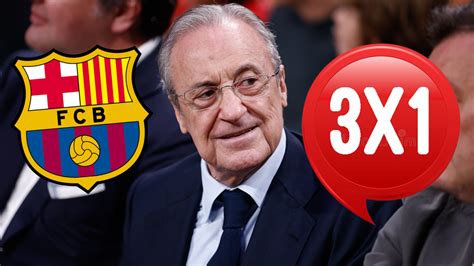 El 3x1 que prepara Florentino de fichajes que afecta de lleno al Barça