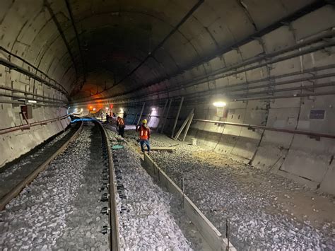 Las Siete Curvas Subterr Neas De La L Del Metro Con Avance De Por