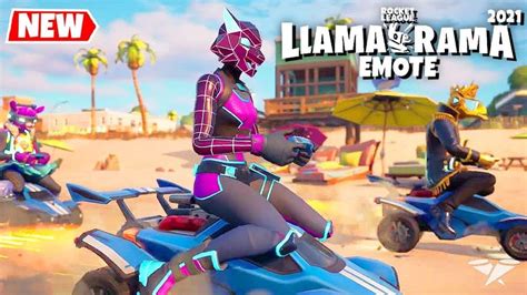 Fortnite Llama Rama 2021 Event Lil Octane Emote Intrpduction Trailer