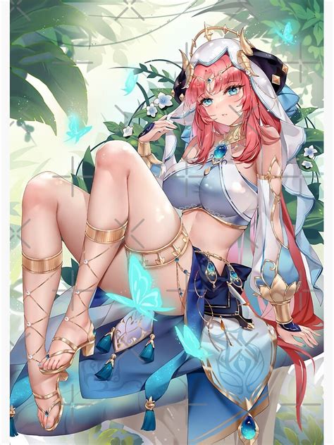 Beautiful Legs Nilou Genshin Impact Art Print For Sale By Genshinwaifus Redbubble