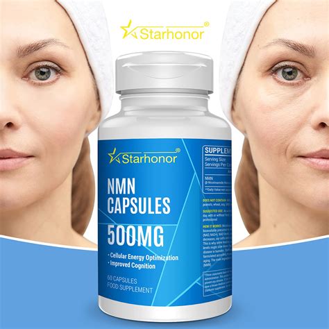 Starhonor NMN Supplement 500mg Pure NMN Nicotinamide Mononucleotide