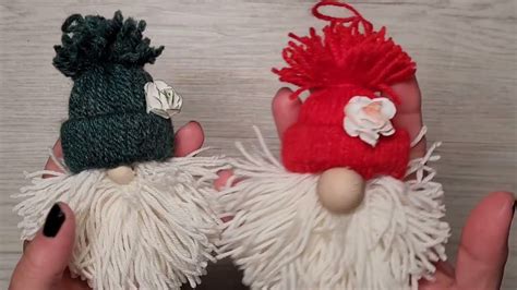 207 Création d un gnome en laine Noël dans 3 mois Bricolage