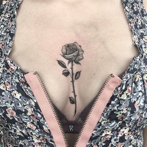 42 Most Beautiful Chest Tattoos For Women
