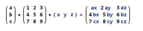matrix multiplication 3x3