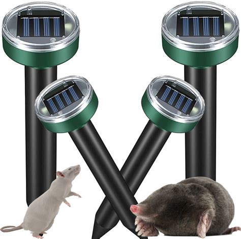 4x SILNY ODSTRASZACZ SOLARNY NA KUNY KRETY NORNICE GRYZONIE MYSZY MOCNY