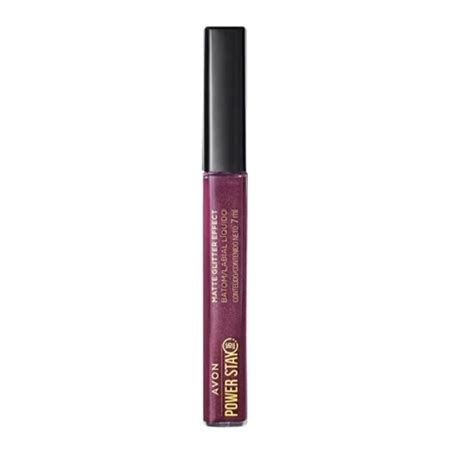 Batom Líquido Matte Glitter Effect Avon Power Stay Shopee Brasil