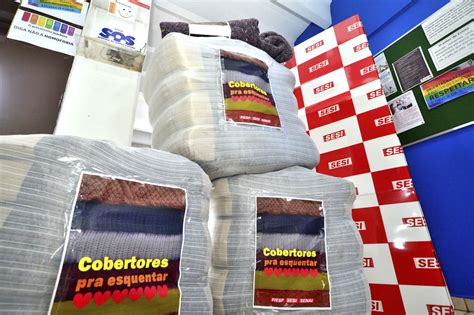 SOS de Sorocaba recebe doação de cobertores da Fiesp